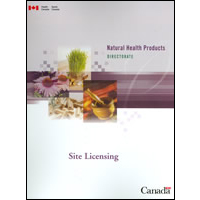 Site licensing guidance document / Natural Health Products Directorate ...